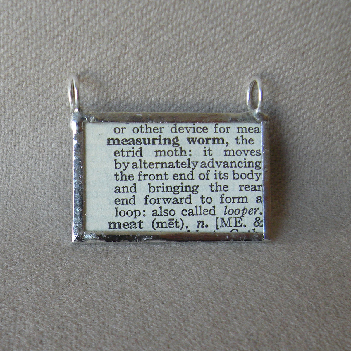 Inch worm, measuring worm, vintage 1930s dictionary illustration, upcy ...