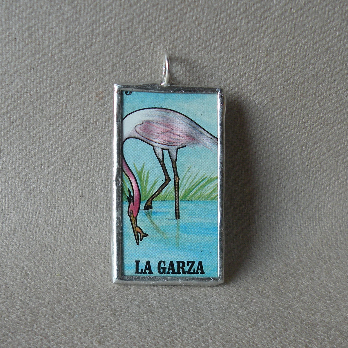 Pink flamingo, La Garza, La Palma, palm tree, Mexican Loteria cards up ...
